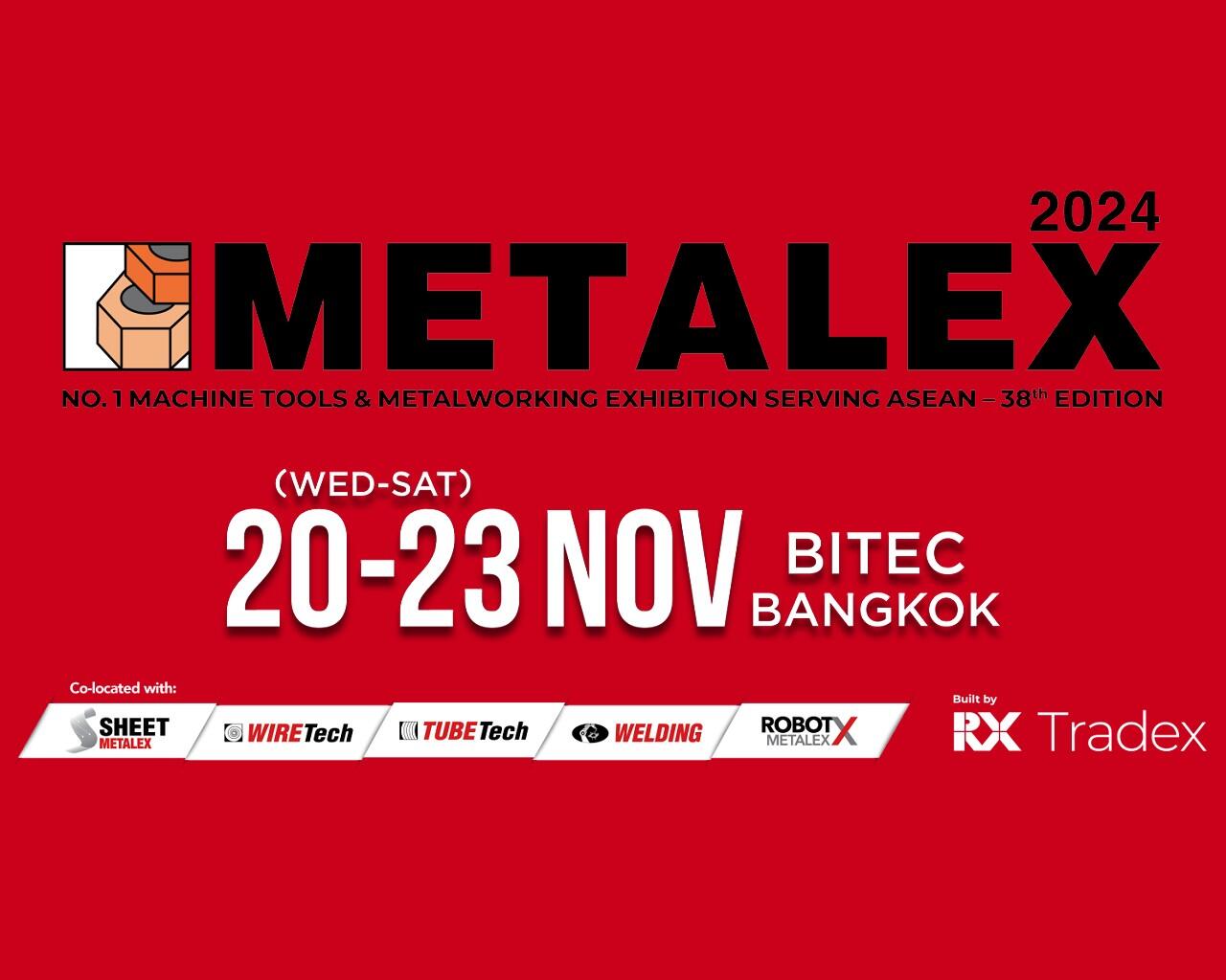 METALEX 2024 , 20 - 23 NOVEMBER 2024, BOOTH No. Hall 99 / AL10